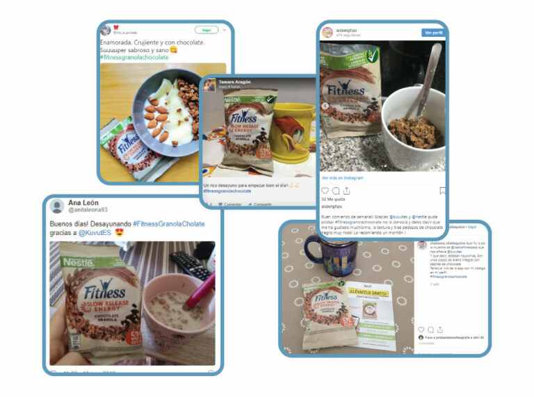 Sampling Marketing for Fitness de Nestlé - Kuvut