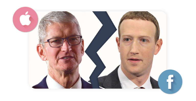 Apple vs Facebook: se calienta la relación entre estos dos gigantes - Kuvut
